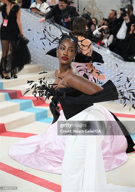 Tems Attends The 2023 Met Gala Celebrating Karl Lagerfeld A Line Of