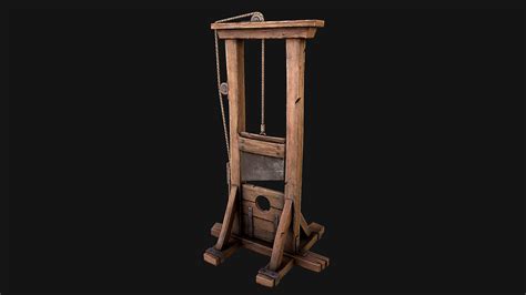 Guillotine Torture 3d Model By Dereza