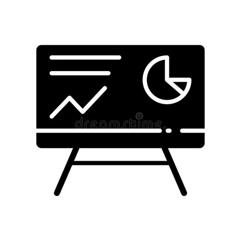 Data Presentation Vector Icon Stock Vector Illustration Of Vector