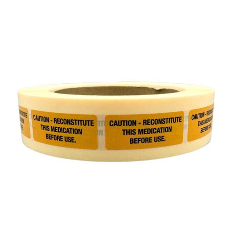 Reconstitute Medication Before Label Vn