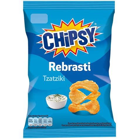 Chipsy Cips Rebrasti Tzatziki Chipsy 95g Maxi