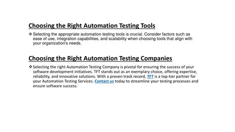 Ppt Revolutionizing Software Quality Embracing Automation Testing Services Powerpoint