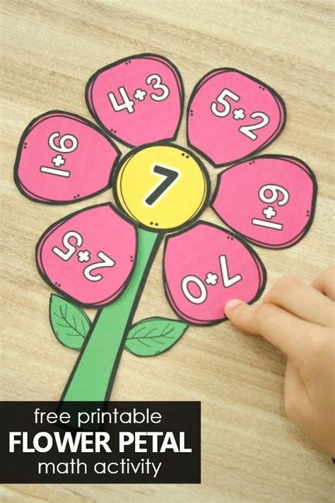 Flower Petal Addition Activity