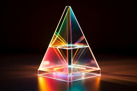 Premium Photo Beautiful Prism Light Deflection