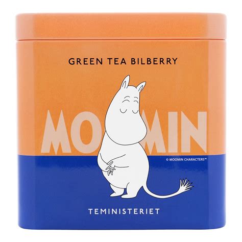 Teministeriet Moomin Bilberry Grøn Te 100 G Kitchenone