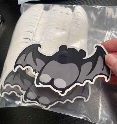 Bat Butt stickers galore! — Stephanie Inagaki