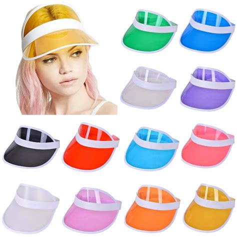 Visor Hat Plastic Neon At Layla Swallow Blog