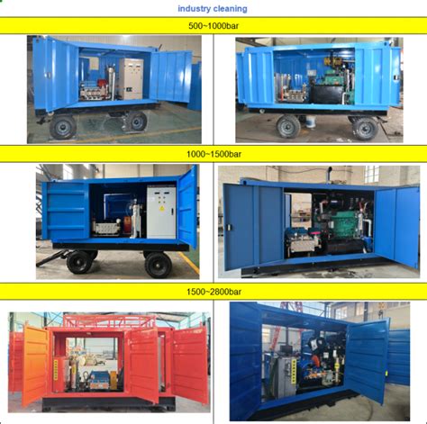 Máquina De Jato De água De Alta Pressão De 750 Bar Com Motor Elétrico E