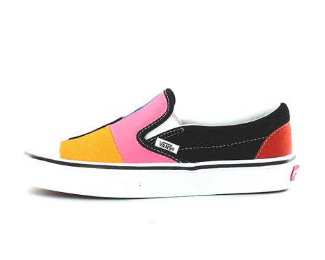 Vans Classic Slip On Patchwork Multicolor Blanc