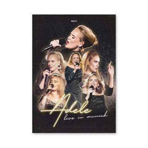 Poster Adele Live In Munich Aesthetic Posters