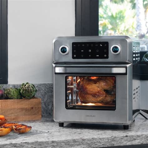 Horno Freidora Bakeandfry 1400 Touch Steel Cecotec