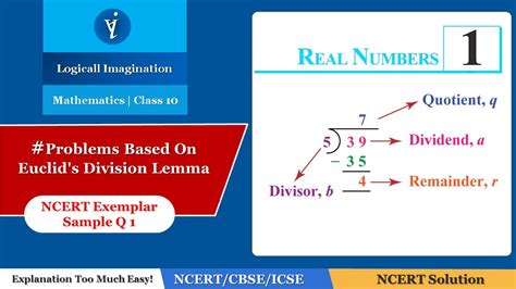 Euclids Division Lemma Ncert Exemplar Sample Questions Class 10