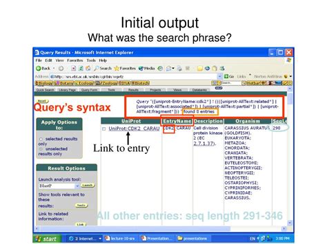 Ppt Srs Sequence Retrieval System Pir Protein Information