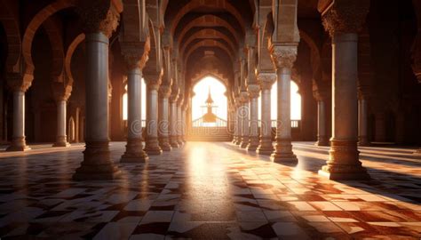 Ancient Gothic Abbey A Marvel Of Spirituality And History Generated By Ai Stock Image Image