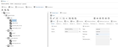 Menus Thinkwise Documentation