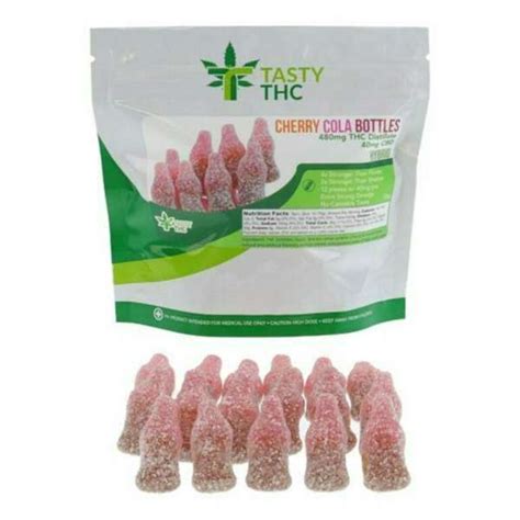 Tasty Thc Cherry Cola Bottles Now Weed Delivery