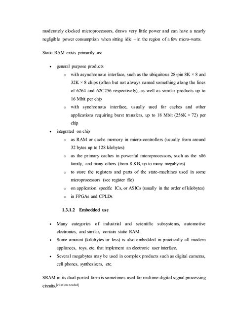 301378156 Design Of Sram In Verilog Docx Data Storage And