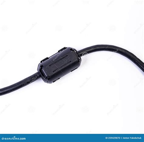 Close Up Of A Ferrite Bead Inductor Royalty Free Stock Image