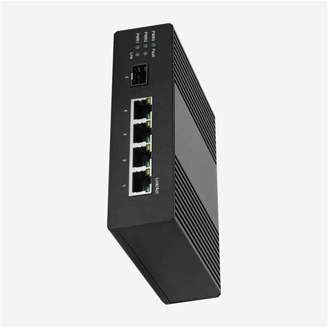 Storm Control STP RSTP Industrial Smart Switch Gigabit Ethernet Switch 1 SFP Fiber Port