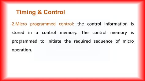 Timing And Controlpptx