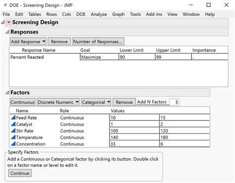 Doe Fractional Factorial Design Jmp User Community