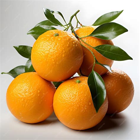 Premium Ai Image A Bunch Of Artificial Oranges Sitting On A White Premium Ai Image A Bunch Of Artificial Oranges Sitting On A White