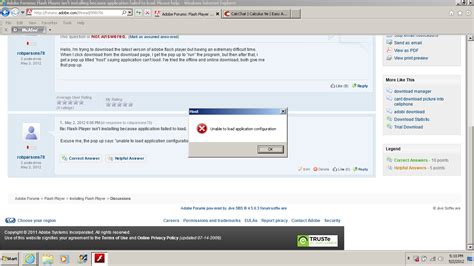 Solved Flash Player Isnt Installing Because Application Adobe Community 4071642