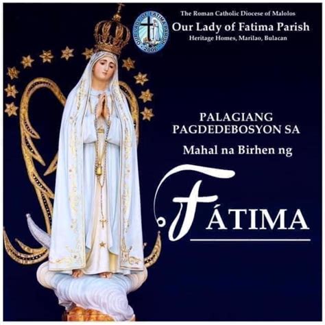 Palagiang Pagdedebosyon Sa Mahal Na Birhen Ng Santo Rosaryo Ng Fatima