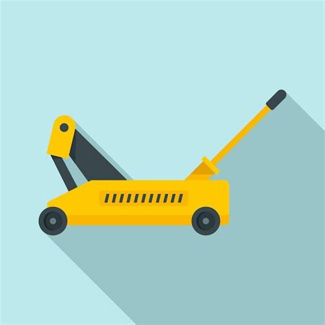 Ícone De Macaco De Roda De Carro Ilustração Plana Do ícone Vetor De Macaco De Roda De Carro Para