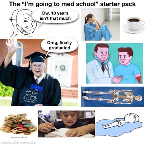 Med School Starter Pack Rstarterpacks Starter Packs Know Your Meme