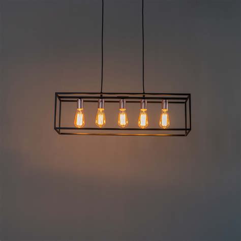 Industrial Pendant Light With Rectangular Base Arezzo Kosilightuk