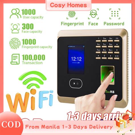 Zkteco Wifi Biometric Face Recognition Fingerprint For Home Office Time Attendance Recorder