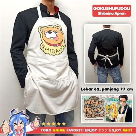 Promo Celemek Apron Anime Gokushufudou The Way Of The House Husband