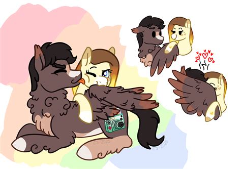 Mlp Ocs Licks Kisses And Preening By Raven Splash On Deviantart