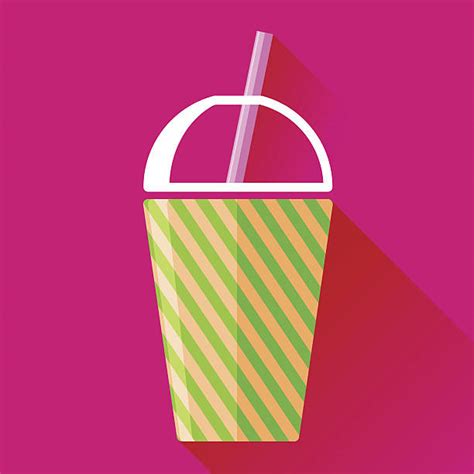 140 Long Drinking Straw Stock Illustrations Royalty Free Vector