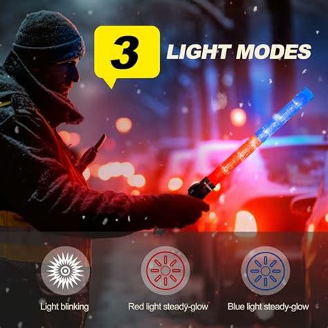 E Riding 21 Inch Traffic Wand Safety Light Wands High