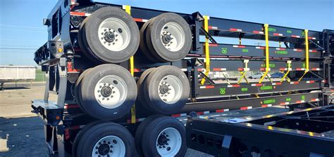 40ft 2 Axle Container Chassis Container Chassis Semi Trailers For Sale