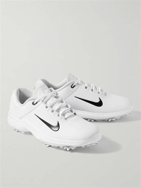 Nike Golf Tiger Woods 20 Air Zoom Faux Leather Golf Shoes White