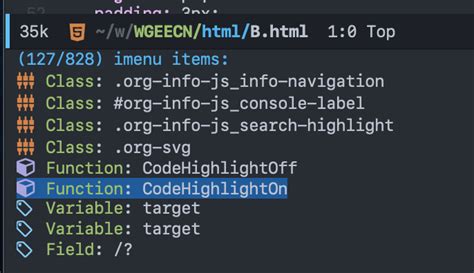 美化 Imenu Emacs General Emacs China