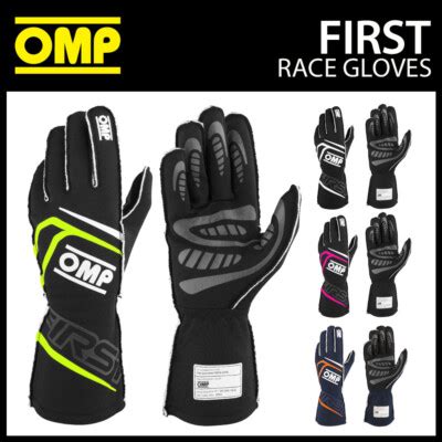 Omp First Racing Driver Gloves Entry Level Fireproof Spec Fia 8856 2018