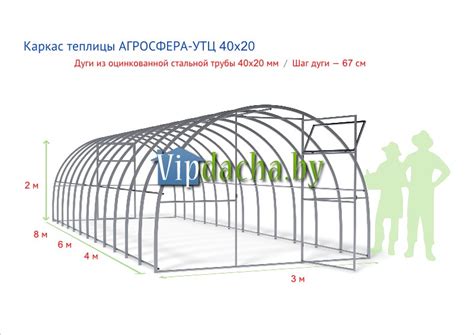 Купить Теплица "АГРОСФЕРА-ТИТАН" УТЦ 10 метров + поликарбонат в Минске ...