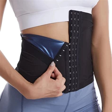 Sauna Waist Trimmer Wrap With 3 Hooks Him And Her