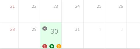 More Than One Badge On A Cell Angular Calendar Stack Overflow