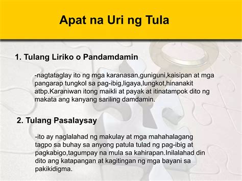 Mga Uri Ng Tula PPTX