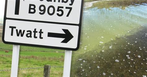 Council Issues Warning About Scum Found Near Twatt Weird News Metro News