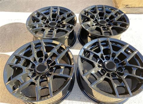 17 Gloss Black Wheels For Toyota 4runner Tacoma Gx460 470 6x139 Rims