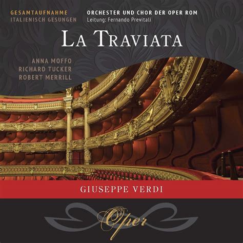 Verdi La Traviata Gesamtaufnahme 1960 Rom Opernhaus 2cd Anna Moffo Richard Tucker