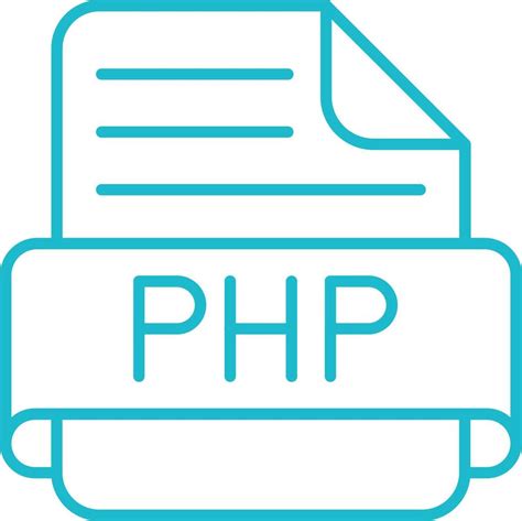 Php Multicolor Line Icon Vector Art At Vecteezy