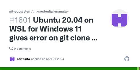 Ubuntu 2004 On Wsl For Windows 11 Gives Error On Git Clone If Windows