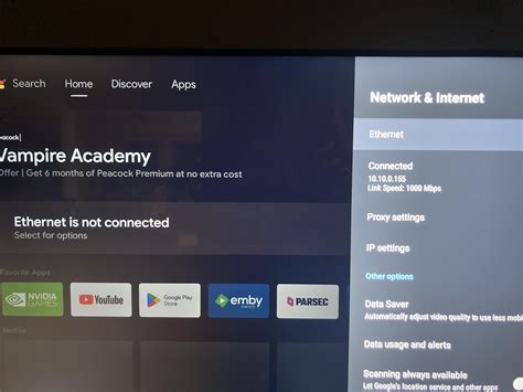 Yet Another Ethernet Not Connected Post R Shieldandroidtv